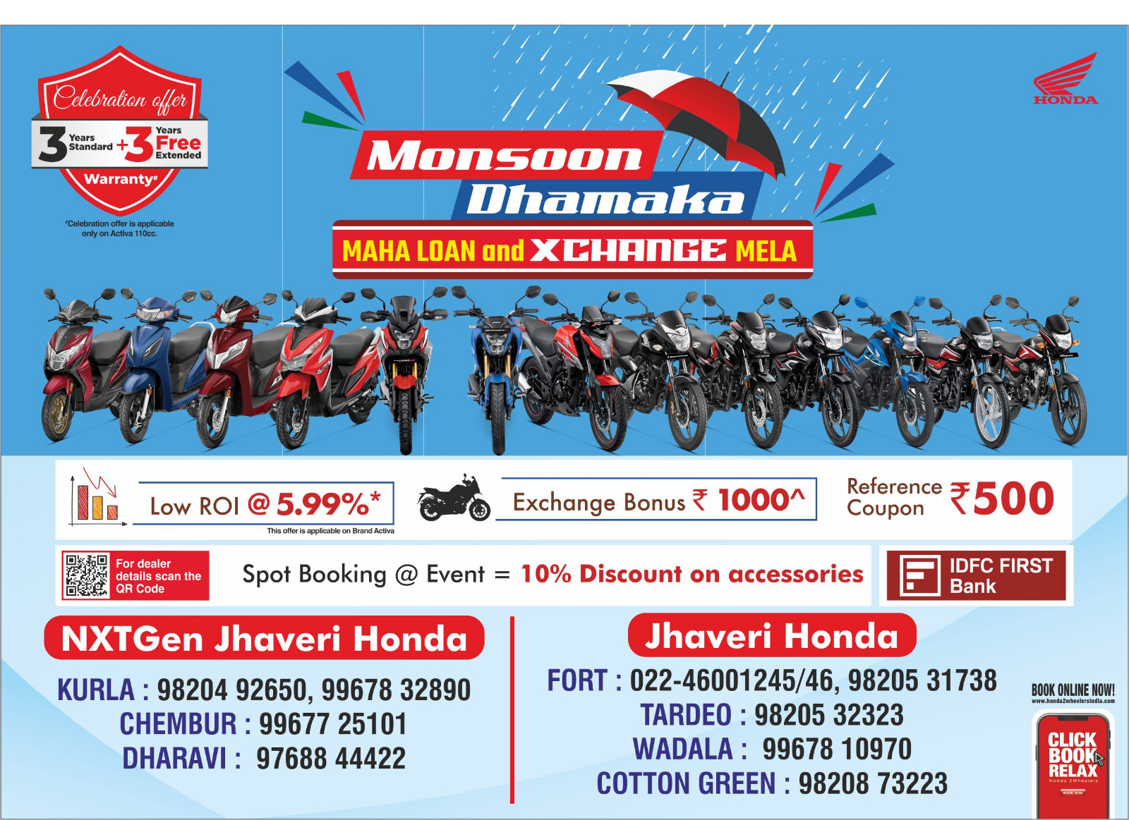 Best Honda Motorcycle and Scooter Showroom|Jhaveri Honda|MUMBAI